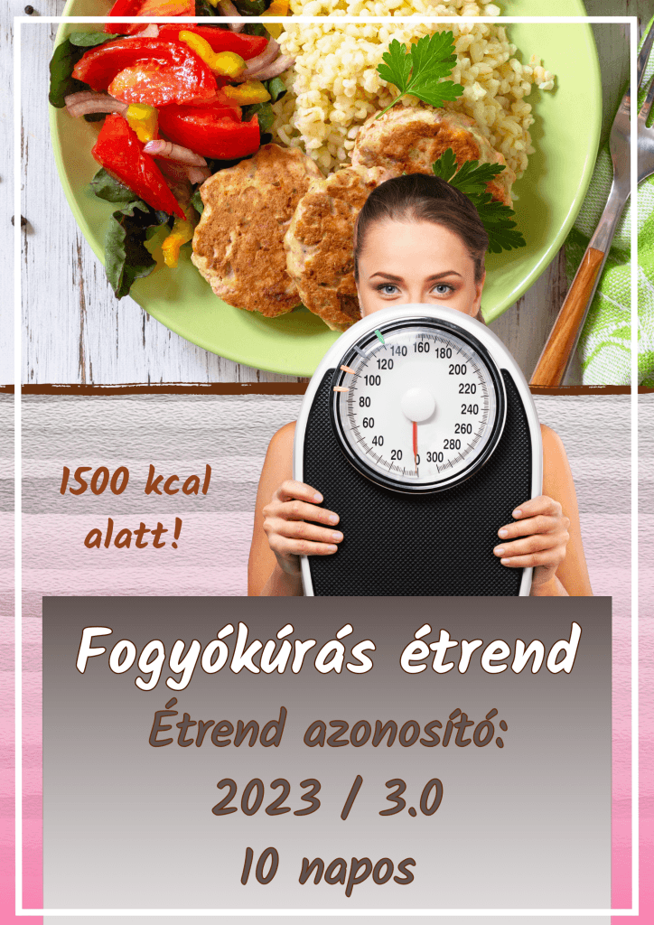Fogyókúrás étrend nőknek 1500 kcal alatt - Mintaétrend