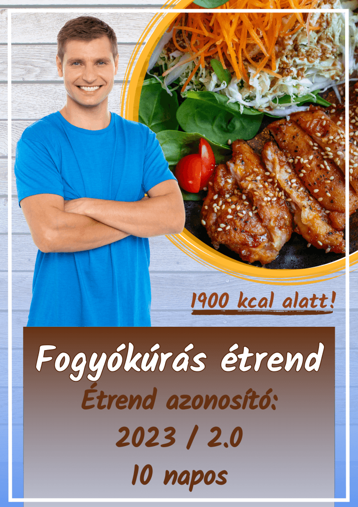 Fogyókúrás étrend férfiaknak1900 kcal alatt - Mintaétrend